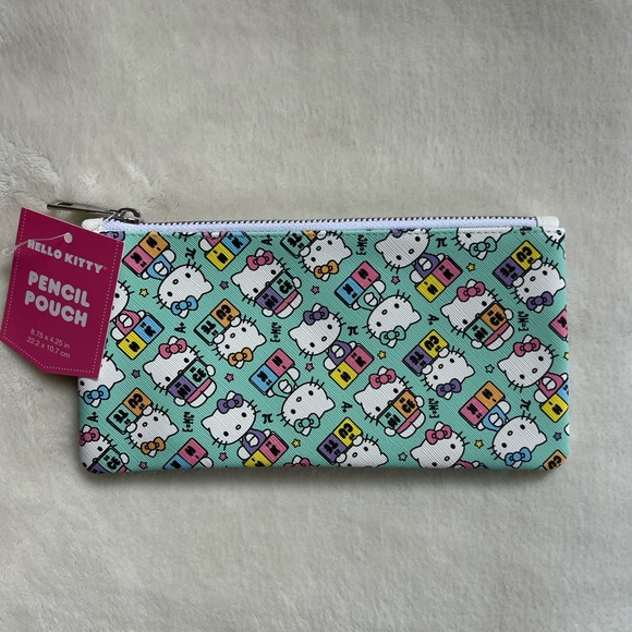 Sanrio | Bags | Hello Kitty Sanrio School Pencil Case Blue Science ...